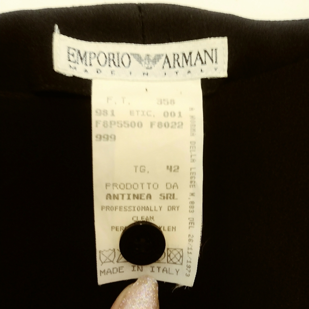 Rare Vintage Emporio Armani Sample High Rise Wide Leg… - Gem